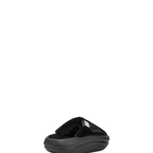 UGG Women's FOAMO UGGPLUSH Slide Sandal, Black, 8