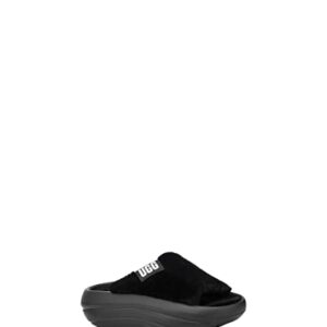 UGG Women's FOAMO UGGPLUSH Slide Sandal, Black, 8