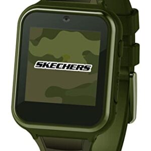 Accutime Skechers Kids Olive - Educational Learning Touchscreen Smart Watch Toy for Girls, Boys, Toddlers - Selfie Cam, Learning Games, Alarm, Calculator, Pedometer & More (Model: SKE4092)