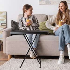 Everyday Home, Black Adjustable Folding Table