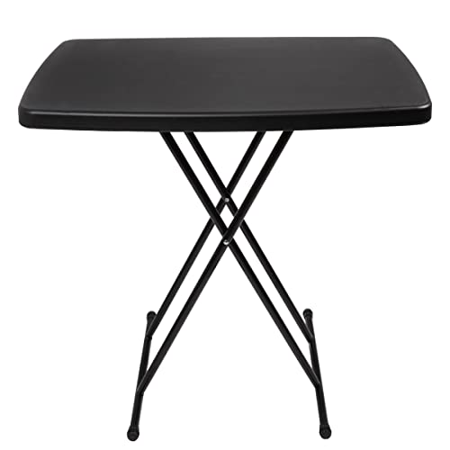 Everyday Home, Black Adjustable Folding Table