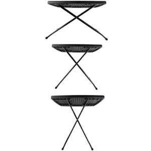 Everyday Home, Black Adjustable Folding Table