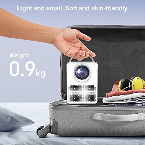 Projector with 5G WiFi and Bluetooth, GUSOYO DX3 Native 1080P Projector, 12000L Portable Outdoor Movie Projector Support 4K Home Theater, Mini Projector Compatible with iOS/Android/PS5/HDMI/TV Stick