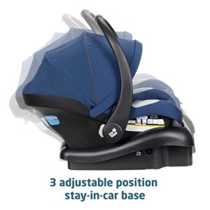 Maxi-Cosi Zelia² Luxe 5-in-1 Modular Travel System, Choose Between 5 Modes of use: Parent-Facing car seat Caddy, Reversible Carriage, and Reversible Stroller, New Hope Navy