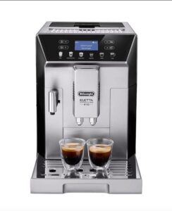 delonghi ecam46860s eletta evo fully automatic espresso cappuccino coffee maker with one touch lattecrema system