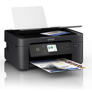 Epson Expression Home XP-4205 All-in-One Wireless Color Inkjet Printer, Black - Print Copy Scan - 2.4" Color LCD, 10.0 ppm, 5760 x 1440 dpi, Auto 2-Sided Printing, Voice Activated