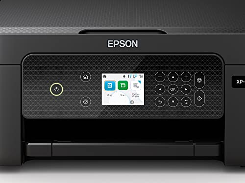 Epson Expression Home XP-4205 All-in-One Wireless Color Inkjet Printer, Black - Print Copy Scan - 2.4" Color LCD, 10.0 ppm, 5760 x 1440 dpi, Auto 2-Sided Printing, Voice Activated