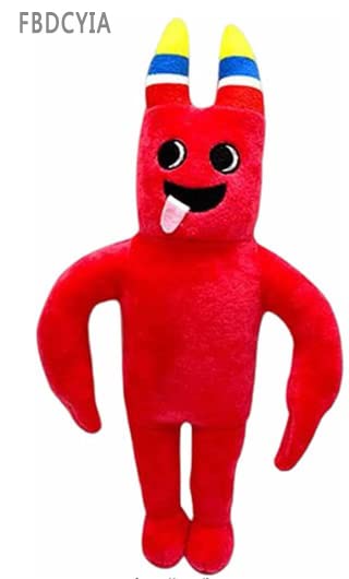 FBDCYIA Garten of Banban Plush Toy, 10'' Garten of Ban ban Plushies Toys for Fans and Friends Stuffed Animal Plush Doll, Birthday Party Gift for Best Friends and Kids，Souvenir (1pcs red)