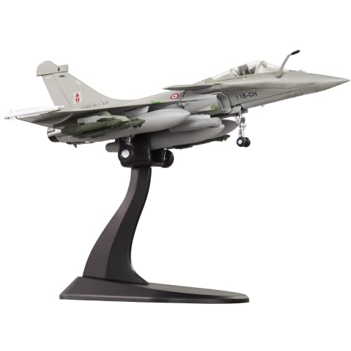 HANGHANG 1/100 Dassault Rafale Fighter Plane Model Metal Aircraft Model Military Airplane Model Diecast Plane Model for Collection or Gift