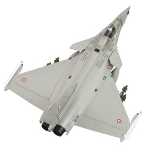 HANGHANG 1/100 Dassault Rafale Fighter Plane Model Metal Aircraft Model Military Airplane Model Diecast Plane Model for Collection or Gift