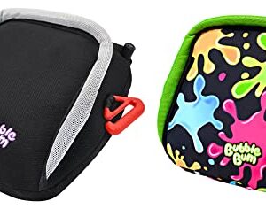 Bubble Bum Inflatable Booster Seat for Car, Travel Car Seat for Kids 40-100 lbs - Portable Booster Seats for Car - Backless, Foldable & Narrow Slim Fit - Perfect for 4-11yrs Old