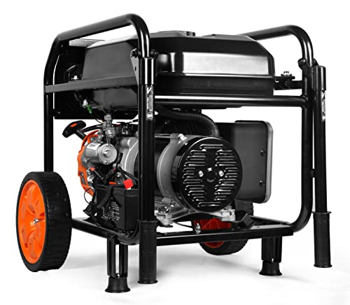 WEN 5600-Watt Portable Generator, Electric Start, 224cc, Transfer-Switch and RV-Ready with CO Shutdown Sensor (GN5602X)