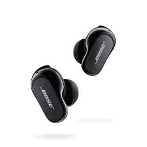 Bose QuietComfort Earbuds II, Triple Black, with Alternate Eartip Sizing Kit