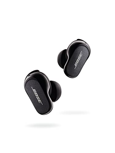 Bose QuietComfort Earbuds II, Triple Black, with Alternate Eartip Sizing Kit