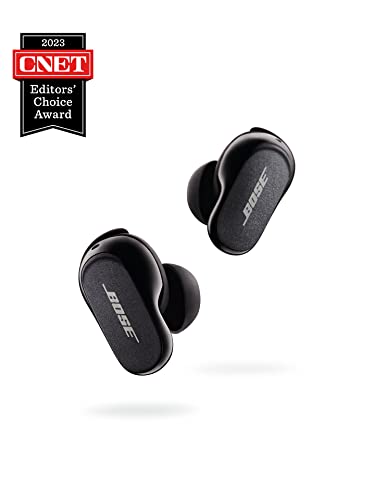 Bose QuietComfort Earbuds II, Triple Black, with Alternate Eartip Sizing Kit