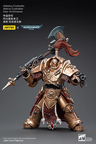 Pipigirl JoyToy × Warhammer Genuine License 1/18 Soldier, 4inch Army Military Extreme Warrior Models Action Figures Kits (Adeptus Custodes Archimaxes)