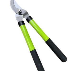 Garden Guru Bypass Loppers Tree Trimmer Clipper – Compact 15 inch High Carbon Steel Blade Gardening Loppers Pruning Shear - Comfort Grip Handles – Heavy Duty Branch Cutter – Cut Thick Branches w Ease