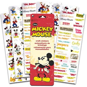 Mickey Mouse Backpack for Boys 4-6 Set - Bundle with 16” Mickey Backpack for Boys, Water Bottle, Stickers, More | Disney Mickey Mouse School Backpack for Boys