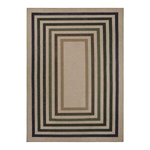 Lahome Modern Geometric Easy Jute Rug, Washable 5x7 Rug Indoor Outdoor Rugs Farmhouse Large Dining Room Bedroom Rug, Contemporary Throw Mat Non Slip Natural Area Rug for Backyard Office RV