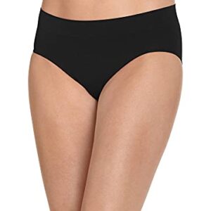 Jockey Women's Underwear EcoSeamfree Hipster, Black, XL