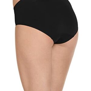 Jockey Women's Underwear EcoSeamfree Hipster, Black, XL