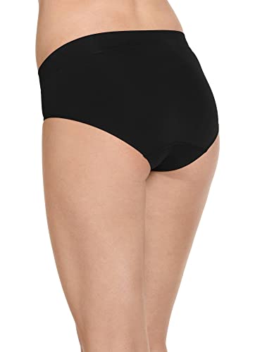 Jockey Women's Underwear EcoSeamfree Hipster, Black, XL