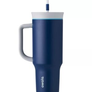 Owala 40oz Stainless Steel Tumbler with Handle - Marine Blue