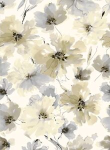 jiffdiff watercolor flower peel and stick wallpaper floral peel and stick wallpaper honey wheat yellow wallpaper stick on wallpaper