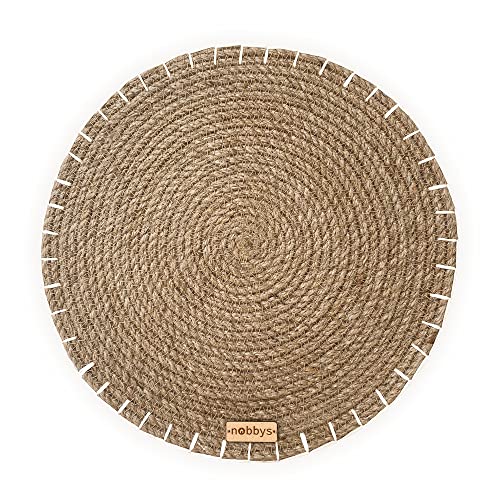 Nobbys Jute Natural Table Mat (Pack of 4)