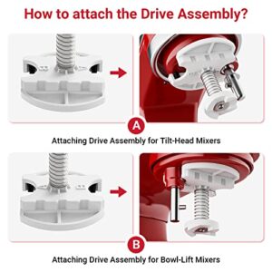 Ice Cream Maker Attachment for KitchenAid Stand Mixer, Compatible with KitchenAid 4.5 Qt and Larger Stand Mixers, 2-Quart Frozen Yogurt - Ice Cream & Sorbet Gelato Maker by GVODE