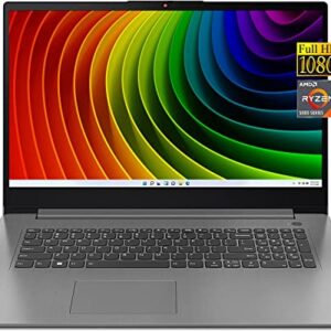 Lenovo IdeaPad 3 Laptop, 17.3" FHD Display, AMD Ryzen 5 5625U Processor (Beats i7-1255U), 16GB RAM, 512GB SSD, AMD Radeon Vega 7 Graphics, Fingerprint Reader, Wi-Fi 6, Windows 11 Home