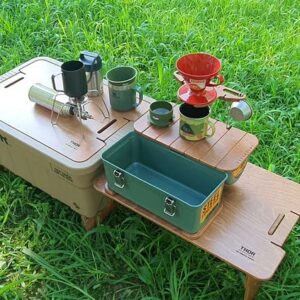 COFFNIC Stanley Lunch Box Handmade Wood Table Top(9.4L)