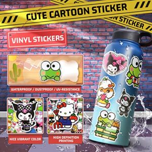 100PCS Cartoon Stickers Kawaii Stickers, Anime Stickers for Kids, Vinyl Laptop Stickers for Water Bottles Anime Stickers for Adults Kids Teens