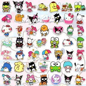 100PCS Cartoon Stickers Kawaii Stickers, Anime Stickers for Kids, Vinyl Laptop Stickers for Water Bottles Anime Stickers for Adults Kids Teens