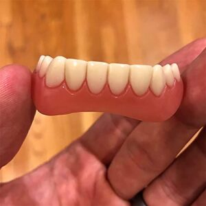 Snap On Teeth You Can Eat With，False Teeth Sets You Can Eat With，Adjustable Snap-On Dentures， Dental Veneers For Temporary Teeth Restoration, Protect Your Teeth And Regain Confident Smile