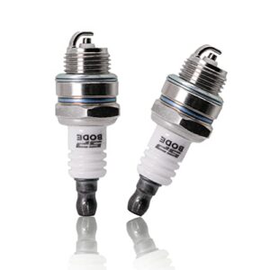 jmchstore racing spark plug for coleman rb100 monster moto 80cc mm-b80, for phatmoto gas bike 79cc motovox mbx10 mega moto105cc mini bike, mototec 105cc 3.5hp, mm-k80r mega max go kart (pack of 2)