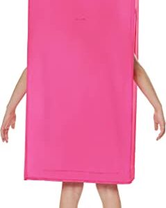 InSpirit Designs Kids Barbie Box Costume | Officially licensed | 21 total pieces | Wearable pink box with elasticized poles | Velcro closure