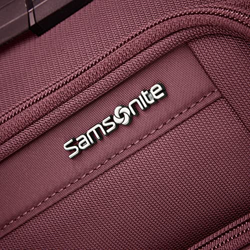 Samsonite Lineate DLX Softside Expandable Luggage with Spinner Wheels, Merlot