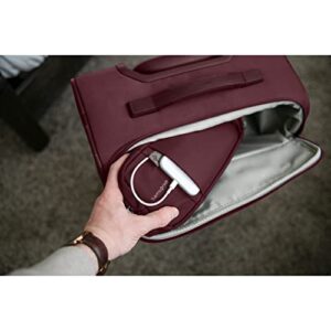 Samsonite Lineate DLX Softside Expandable Luggage with Spinner Wheels, Merlot