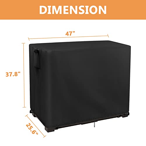 Guisong Outdoor Storage Cabinet Cover, Waterproof& Dustproof Cover for Rubbermaid Storage Cabinet, Protective Cover for Patio Storage Shed