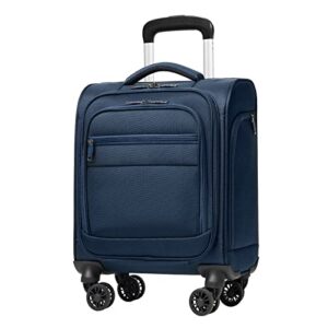 coolife underseat carry on luggage suitcase softside lightweight rolling travel bag spinner suitcase compact upright 4 dual wheel bag