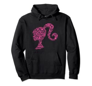 barbie - barbie lifestyle silhouette pullover hoodie