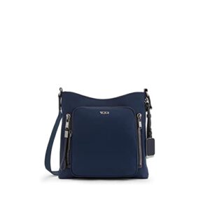 tumi voyageur tyler crossbody - on-the-go crossbody purse for everyday use - bags for travel - indigo