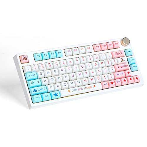 VKPROEY PBT Custom Keycaps Set 137 Keys XDA Profile Dye-Sublimation with Keycap Puller for 61/64/68/84/87/96/98/104/108 Major-Sizes Gateron MX Switches Mechanical Keyboard