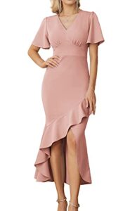 grace karin wedding guest dresses for women summer spring dresses for women 2023 pink l