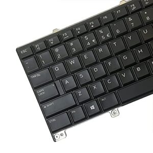 JINTAI Colorful US Backlight Backlit Keyboard Replacement for Dell Alienware M17 R5 Area-51m A51m 07FJHC