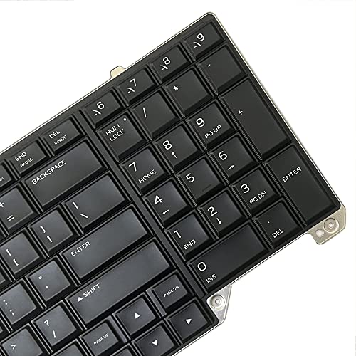 JINTAI Colorful US Backlight Backlit Keyboard Replacement for Dell Alienware M17 R5 Area-51m A51m 07FJHC