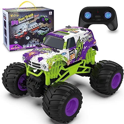 Kidcia Remote Control Car, 1:16 Scale RC Cars, 2.4 Ghz High Speed 20 Km/h RC Truck, All Terrains Off Road Remote Control Car for Boys 4 7 8 12, Birthday Gifts for Kids& Adults