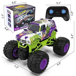 Kidcia Remote Control Car, 1:16 Scale RC Cars, 2.4 Ghz High Speed 20 Km/h RC Truck, All Terrains Off Road Remote Control Car for Boys 4 7 8 12, Birthday Gifts for Kids& Adults