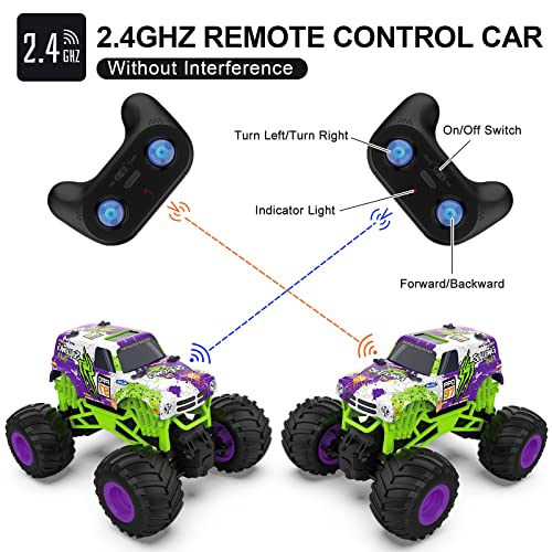 Kidcia Remote Control Car, 1:16 Scale RC Cars, 2.4 Ghz High Speed 20 Km/h RC Truck, All Terrains Off Road Remote Control Car for Boys 4 7 8 12, Birthday Gifts for Kids& Adults